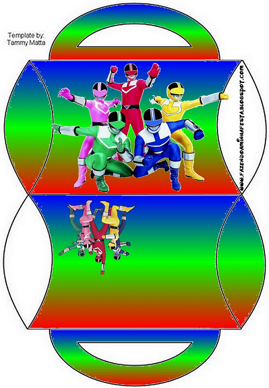 Power Rangers: Free Printable Boxes. - Oh My Fiesta! in english