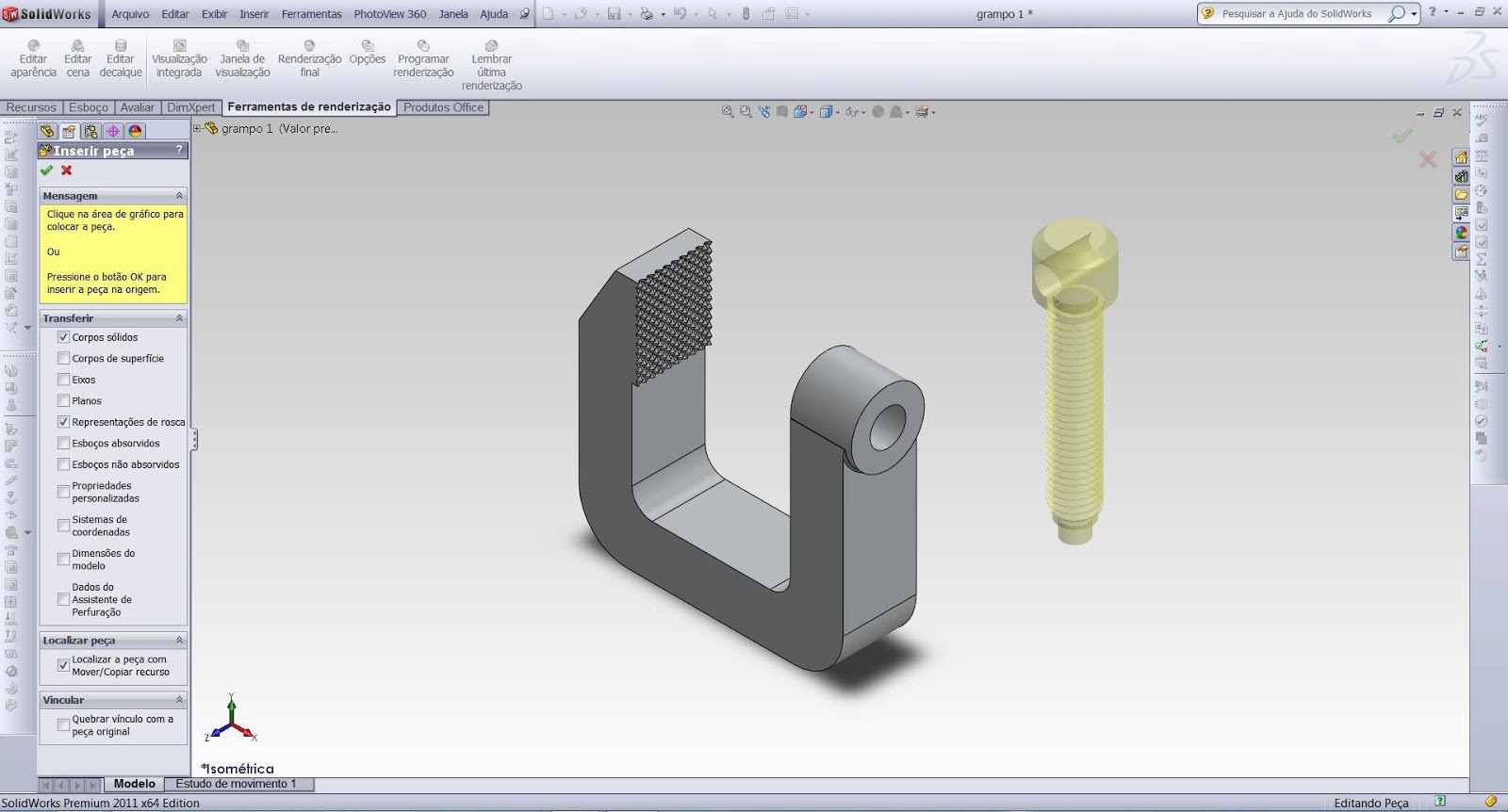 Contorno Digital: Modelando no SolidWorks