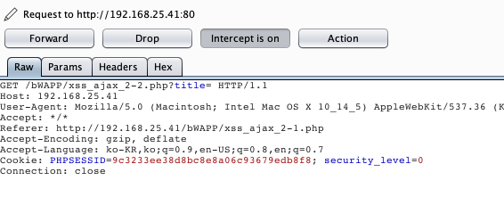 bWAPP Cross Site Scripting - Reflected [ AJAX/JSON ]