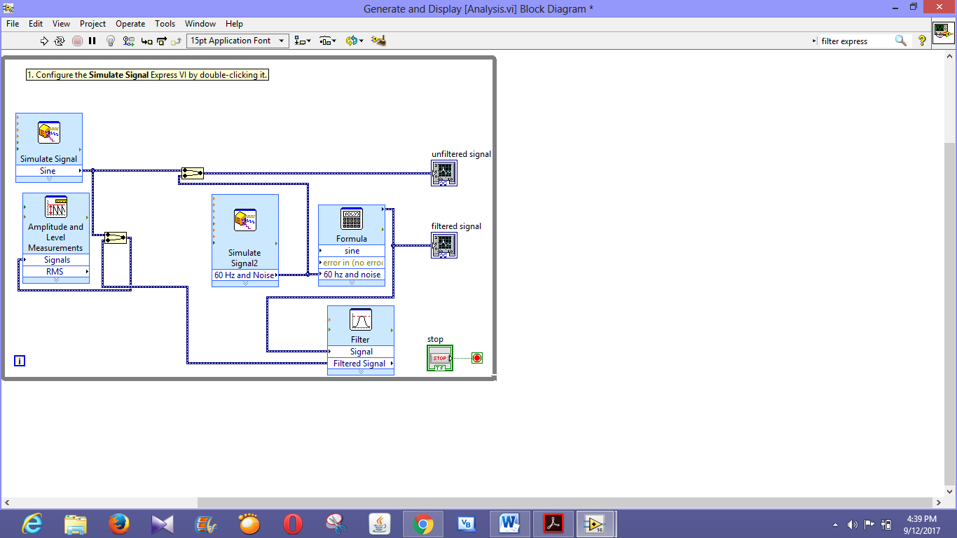 medical instrumentation: CHAPTER 3: MODIFYING A VI CREATED FROM A TEMPLATE