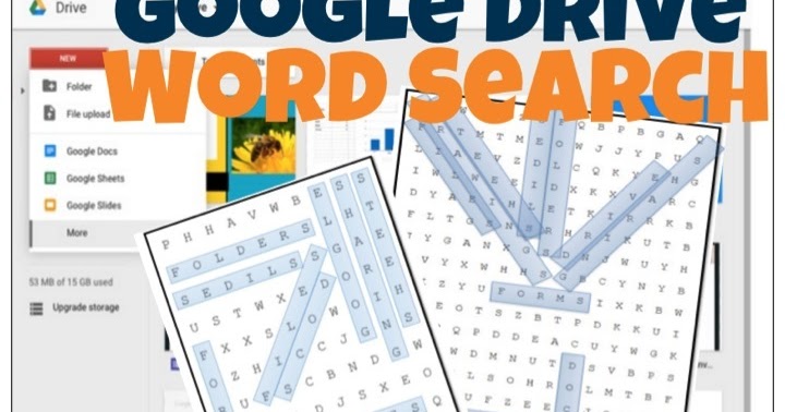 Classroom Freebies Too: Google Drive Word Search