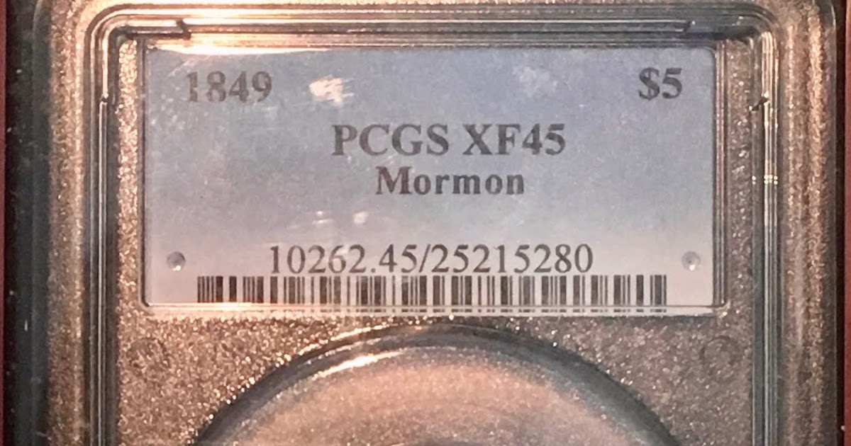 Tim in English: 1849 $5.00 Mormon Gold Coin