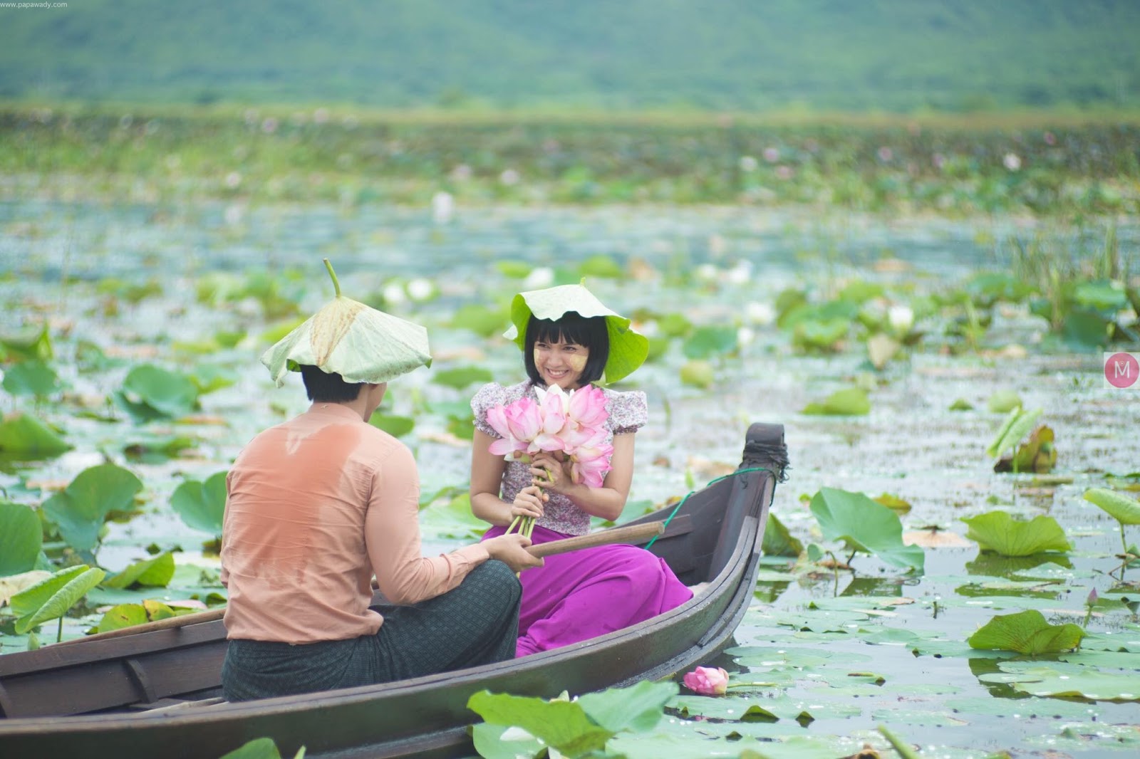 Aye Myat Thu and A Linn Yaung Behind The Scenes Shot in Son Ye Gyi Inn ( Aye Myat Thu-39 ...