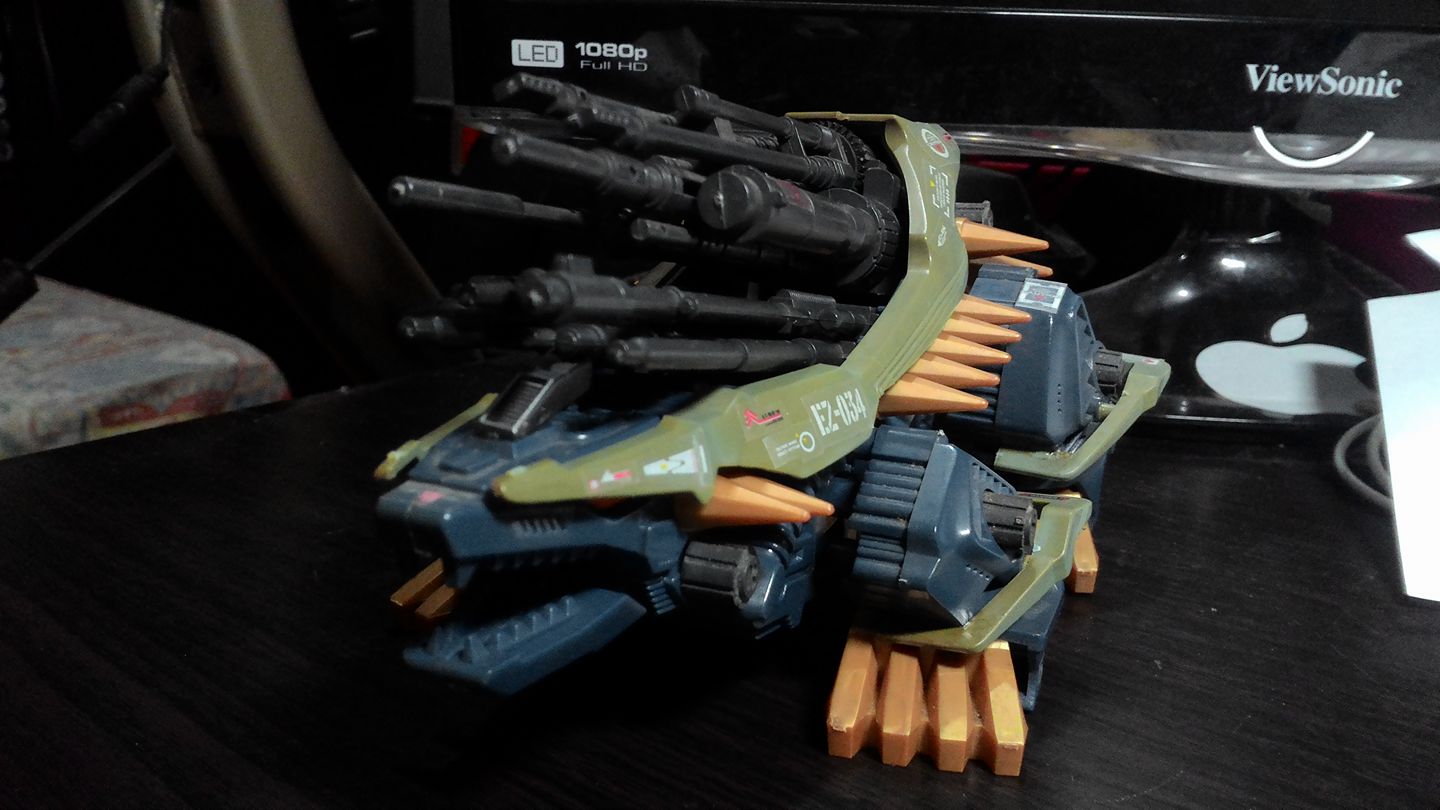 djao's TRIAL NO ERROR: Zoid Gun Blaster (RZ-052) Ankylosaurus Type
