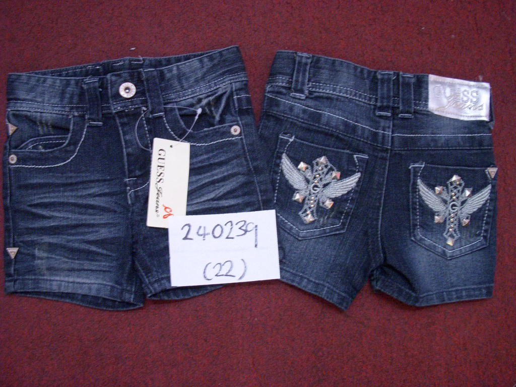 Noble Kids (Wholesales): GUESS SHORT PANS JEANS (GIRL)