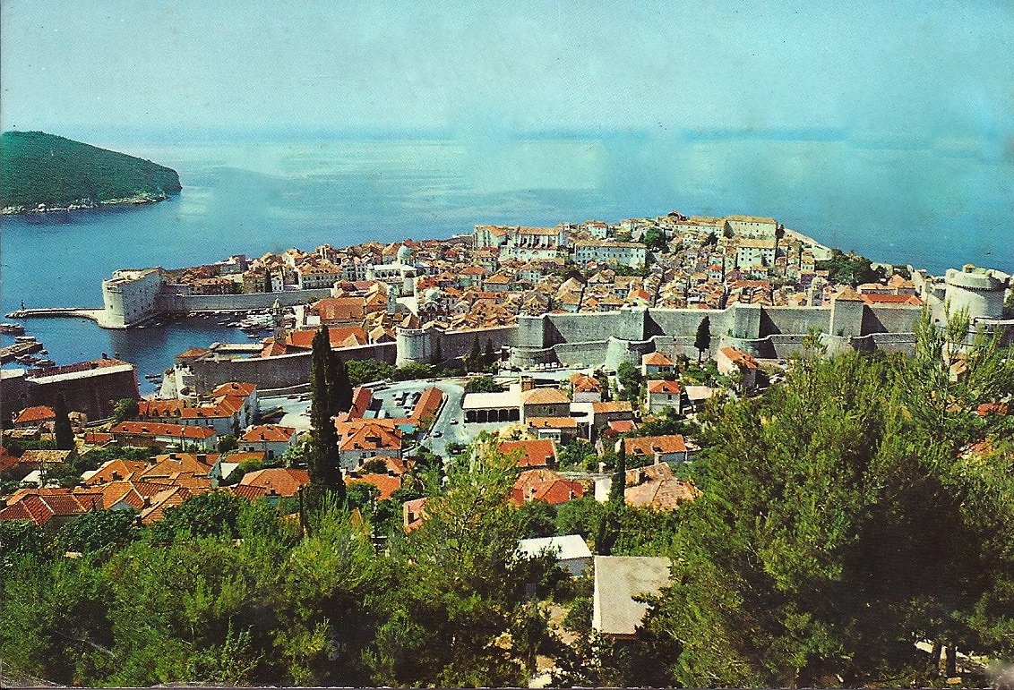 Europe by London Taxi: Postcards - Dubrovnik, Yugoslavia - 3.4.1970