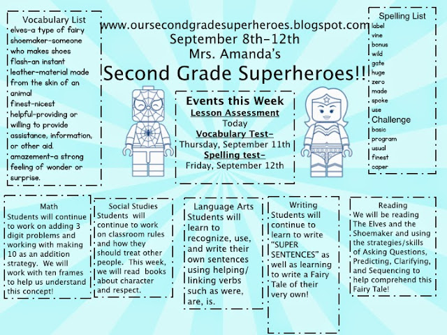 Mrs. Amanda's Second Grade Superheroes!