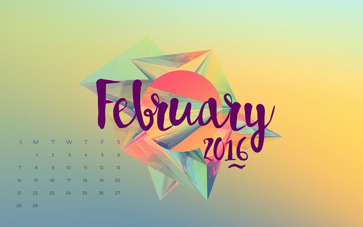 SCRAP & my favourite things: Fondos de pantalla para febrero