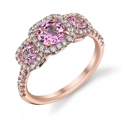 Pinky Pearl: Unique Pink Diamond Rings