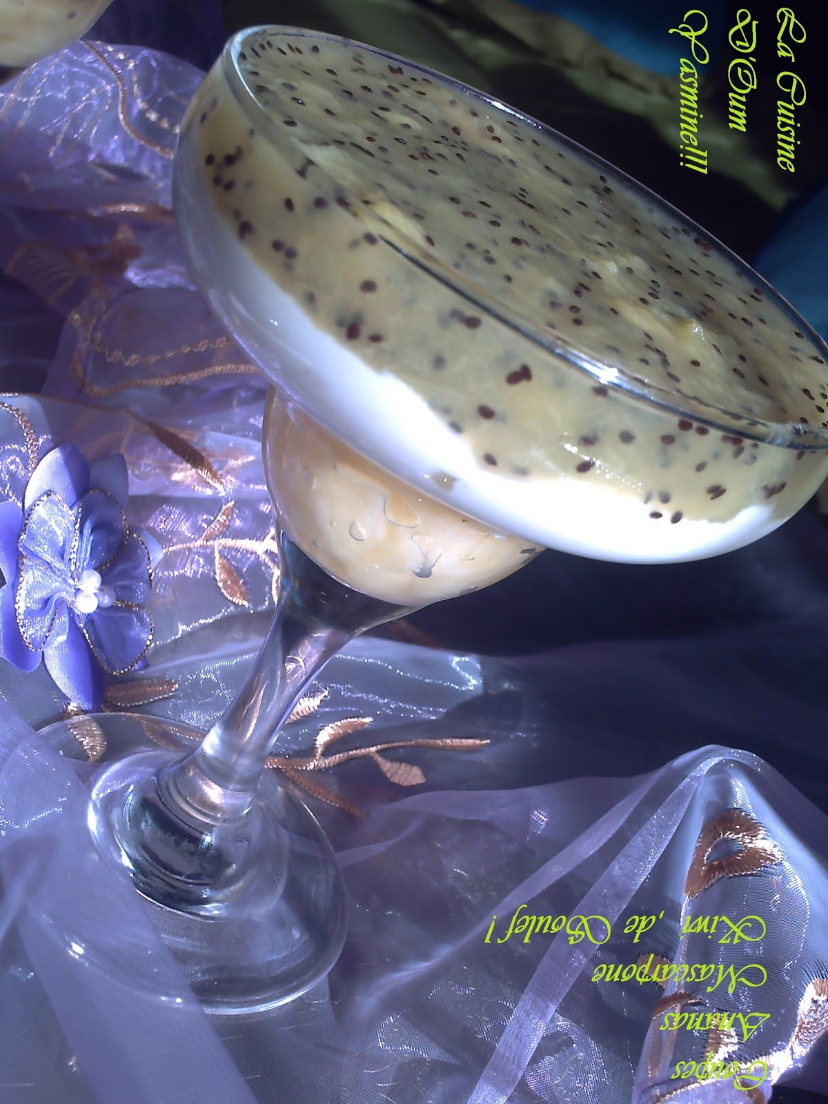 Selma Kitchen: Coupes ananas ,mascarpone,kiwi.