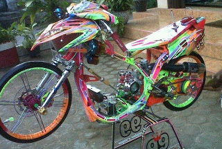 Modifikasi Mio Racing Look