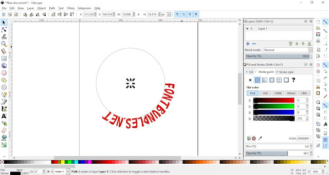 How to Convert Text to Path in Inkscape | Design Bundles