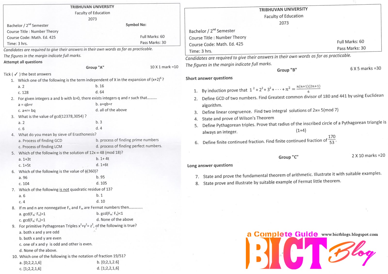 Campus Book: Mathematics-II | Second Semestor | Bicte Blog