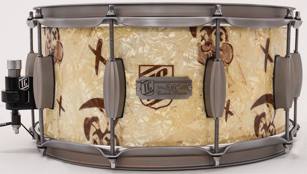 SJC Custom Drums: Limited edition Tre Cool Bunny kit from SJC Custom Drums