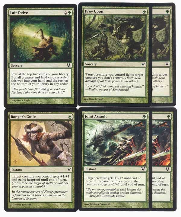 Magic the Gathering Adventures: Traveling Cube Green non-creatures
