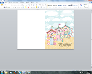 Polkadoodles Craft Challenge: Using a word document to create a one ...