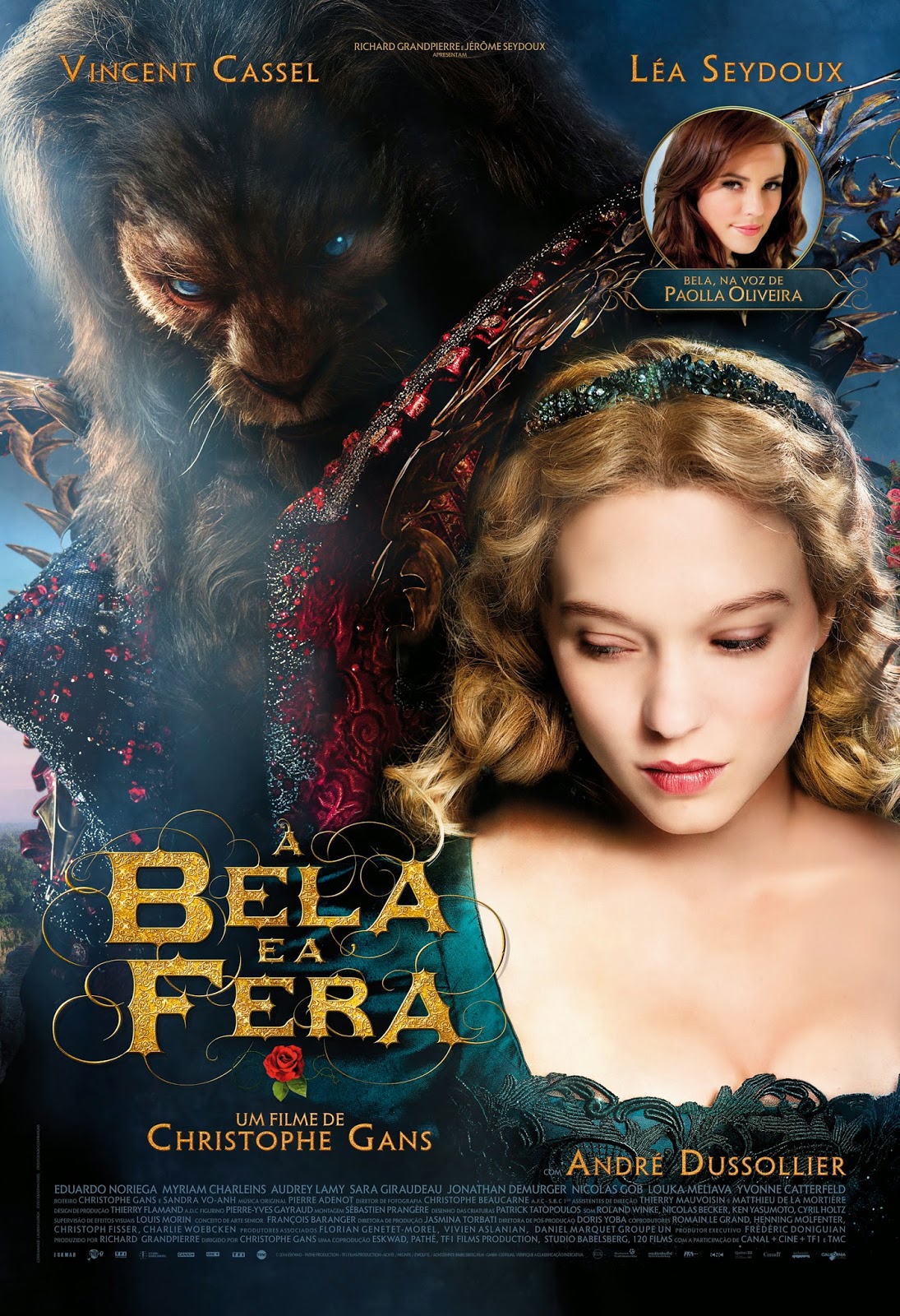 Paola Oliveira apresenta o trailer dublado da nova versão de A Bela e a Fera, com Léa Seydoux e ...