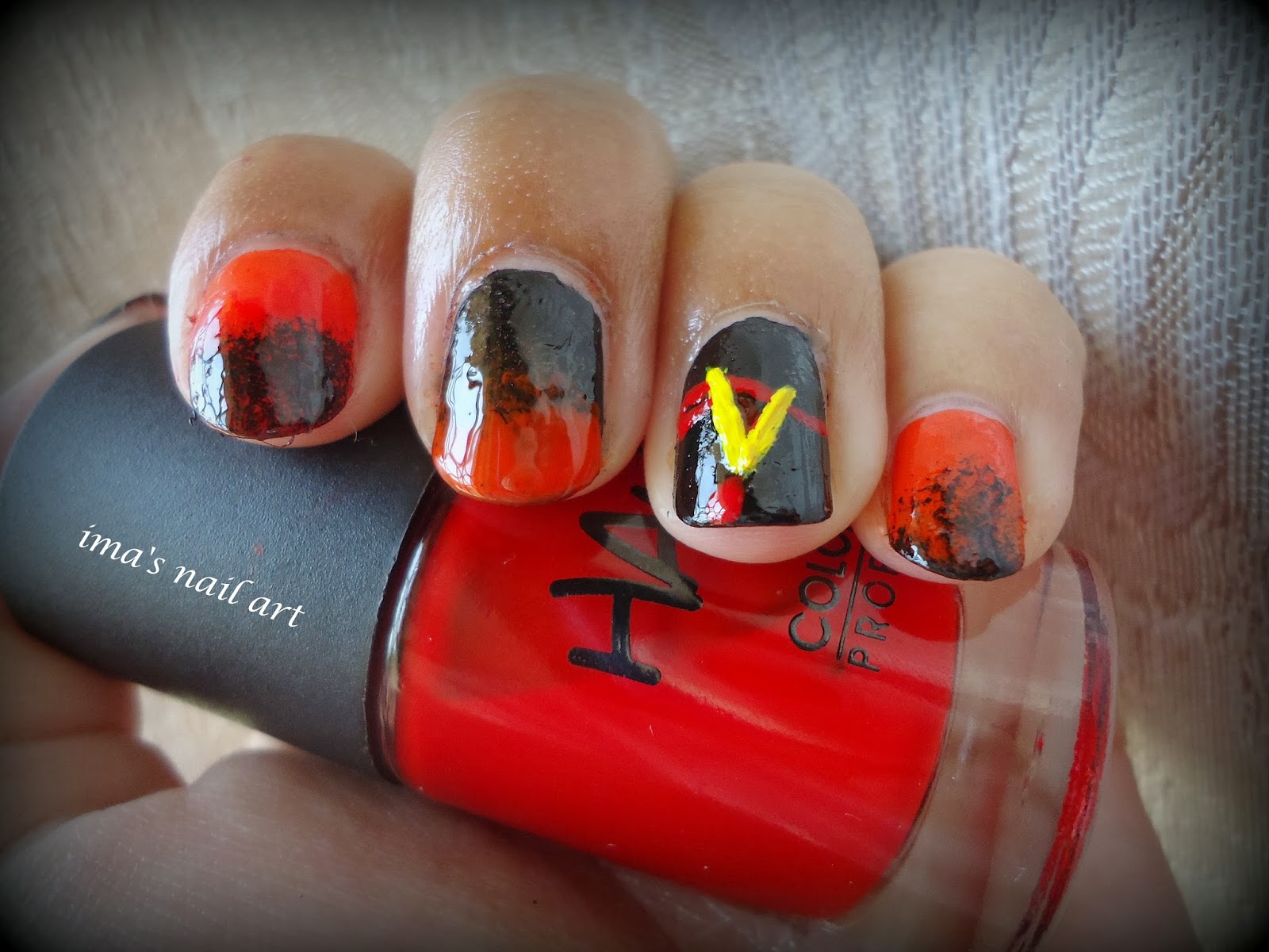 The Vampire Diaries nail art