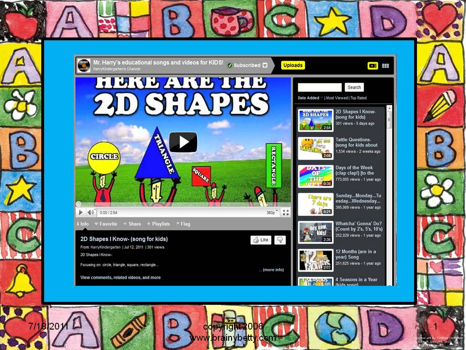 A Teacher's Touch: I Love Harry Kindergarten!