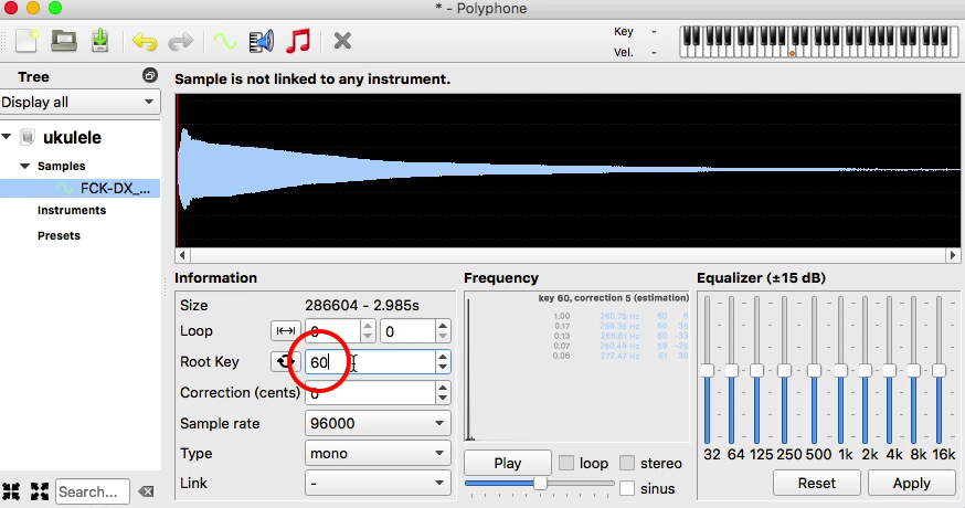 polyphoneでサウンドフォントを作成 | yuki_log