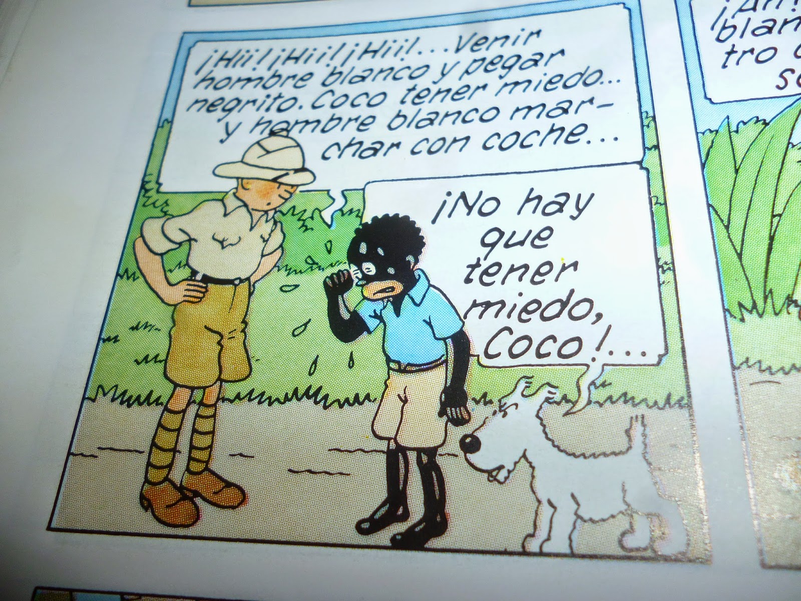 Los personajes eternos: Cómic: Tintín en el Congo