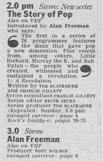 Random radio jottings: Radio Lives - Alan Freeman “Not ‘Arf”