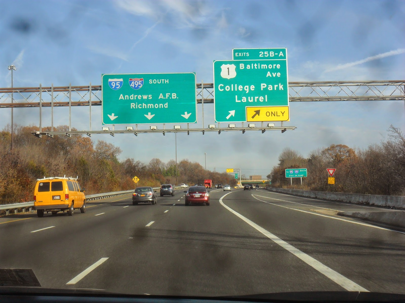 Luke's Signs: I-495/Capital Beltway & Interstate 95 - Maryland