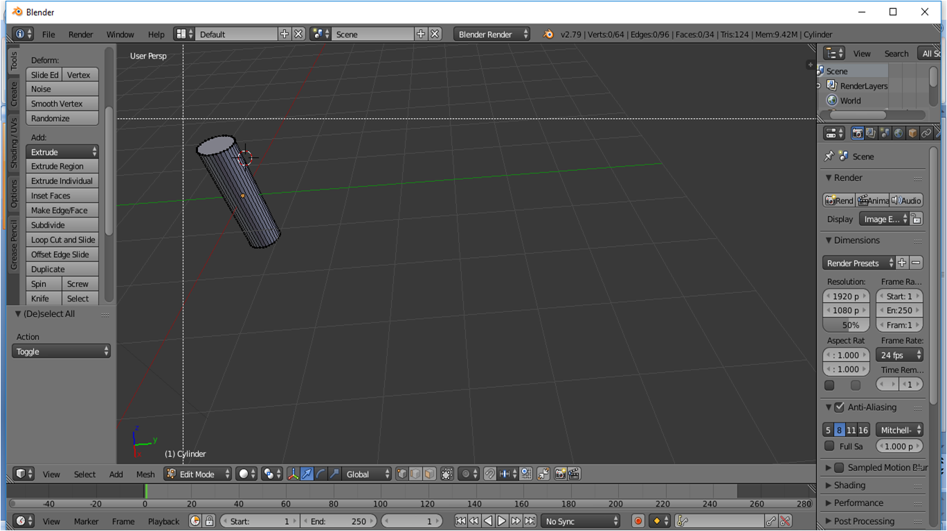 Blender Sinhala Tutorial - How to make a table ~ IT Sinhala Tutorials