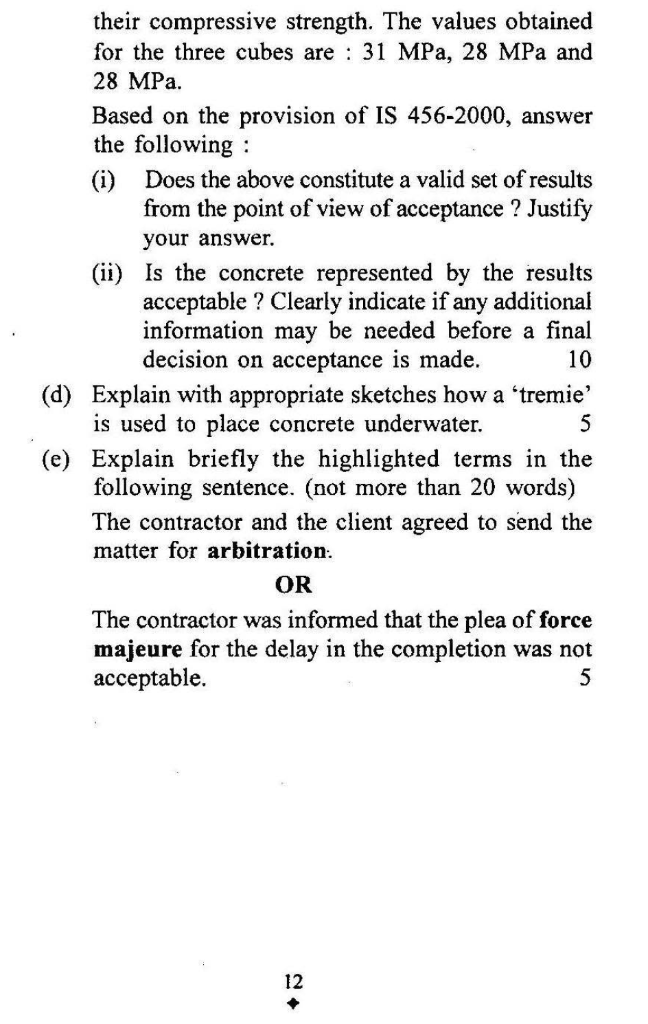 Civil Engineering Paper I Engineering Services 2013 Question Paper ...