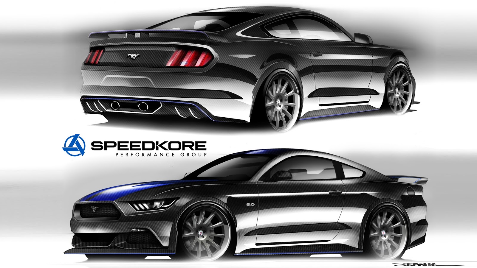 Six Customized Ford Mustangs Shape Up For SEMA - Types cars
