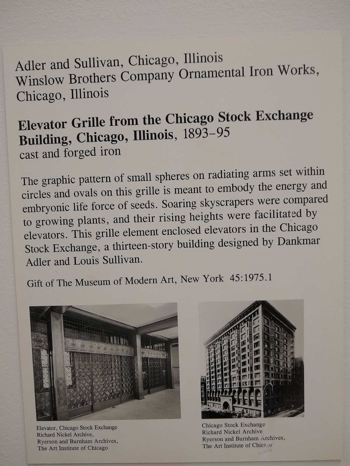 Traversing the Trails: Louis Sullivan Ornamentation