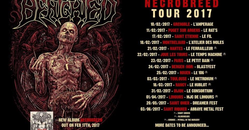 BENIGHTED TOUR DATES 2017