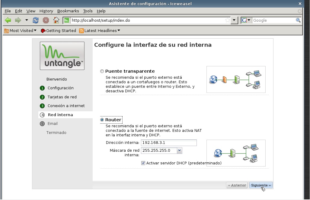 Blog de Davis: appliance Untangle (Firewall)