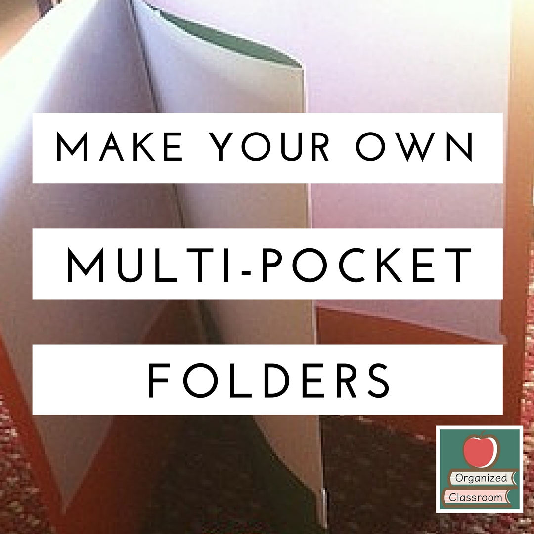 Classroom Freebies Too: DIY Multi Pocket Folder Tutorial and Free Labels!