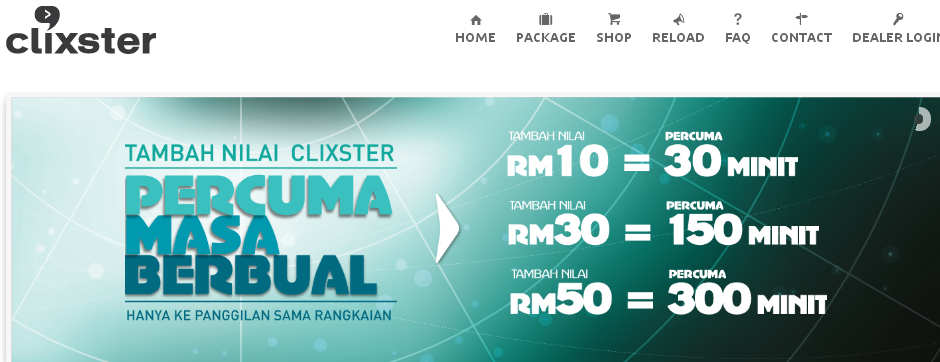 Di Mana Boleh Topup | Dealer Mobile Prepaid CLIXSTER