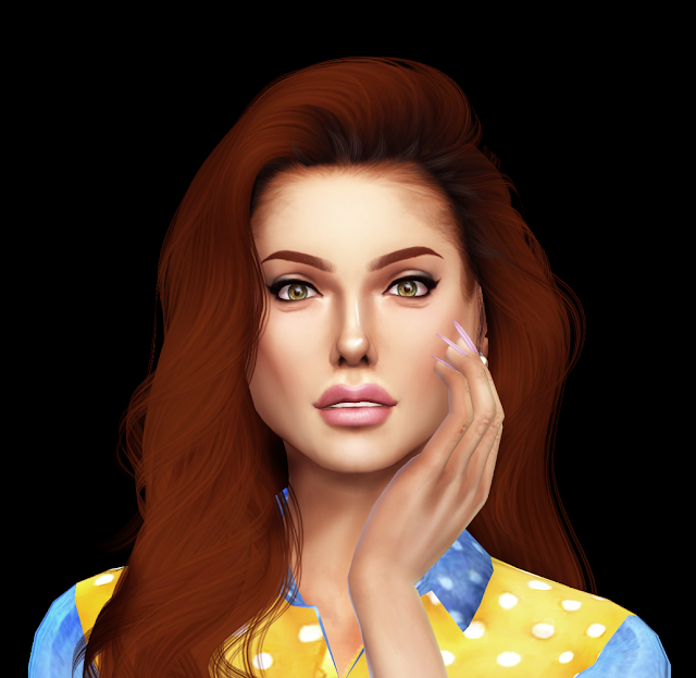 Create a Sim - Redhead Girl - Lily Sims