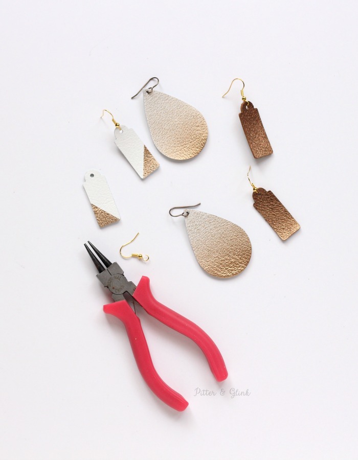 PitterAndGlink: Easy-to-Make DIY Leather Earrings