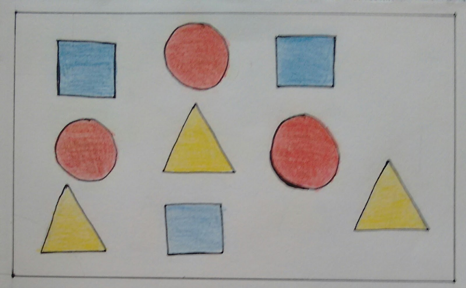 AIC: Composición con 9 figuras regulares