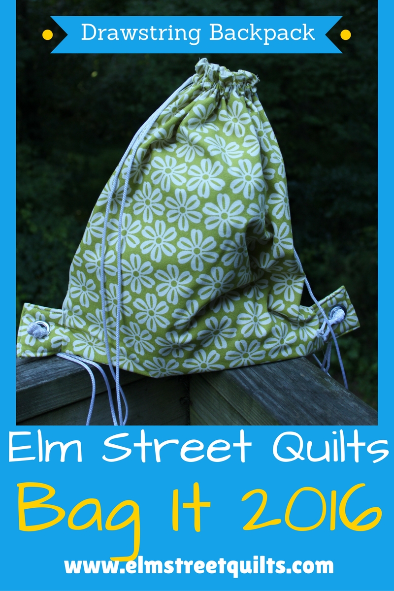 Bag It - Draw String Backpack | Elm Street Quilts