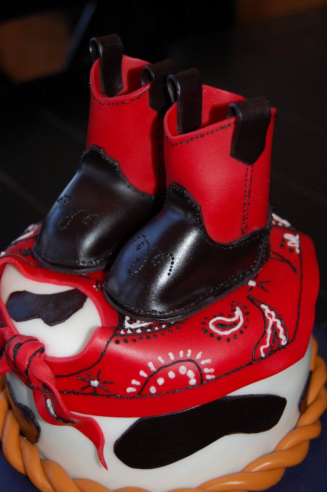 Edible Elegance: Cowboy baby shower cake