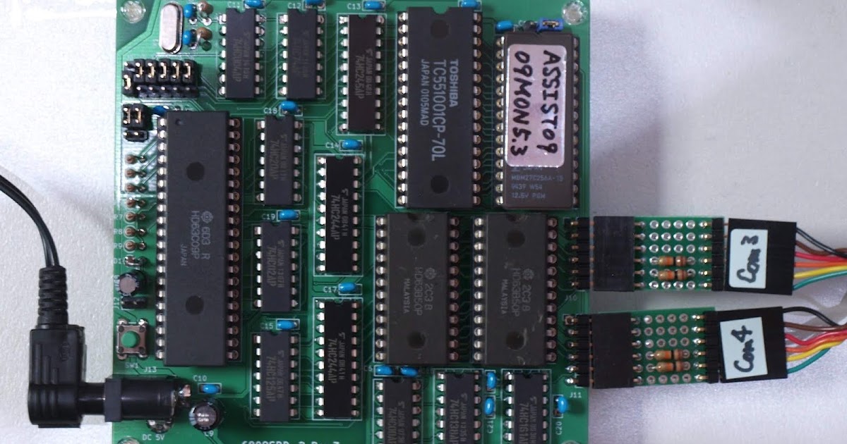 6809 / 6800とFLEX: 6809SBDの新しい基板を作りました