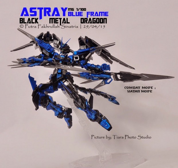 Custom Build: MG 1/100 Astray Blue Frame Black Metal Dragoon