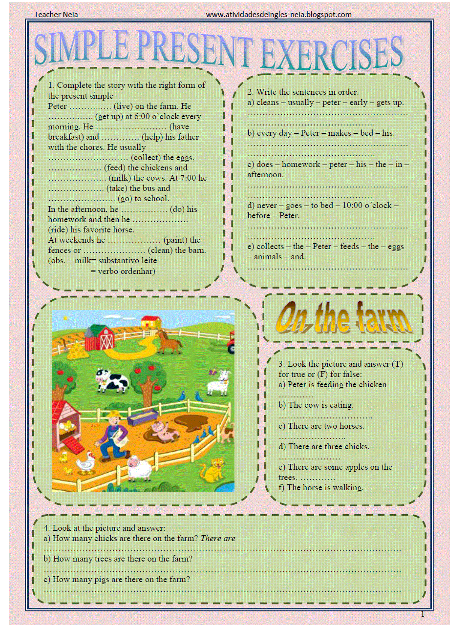 ATIVIDADES DE INGLÊS 7° ANO EXERCÍCIOS DIVERSOS . ~ Atividades para colorir ATIVIDADES DE INGLÊS 7° ANO EXERCÍCIOS DIVERSOS . ~ Atividades para colorir