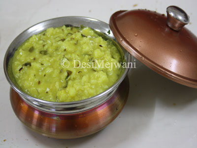 Spinach/ Palak Rice - Desi Mejwani