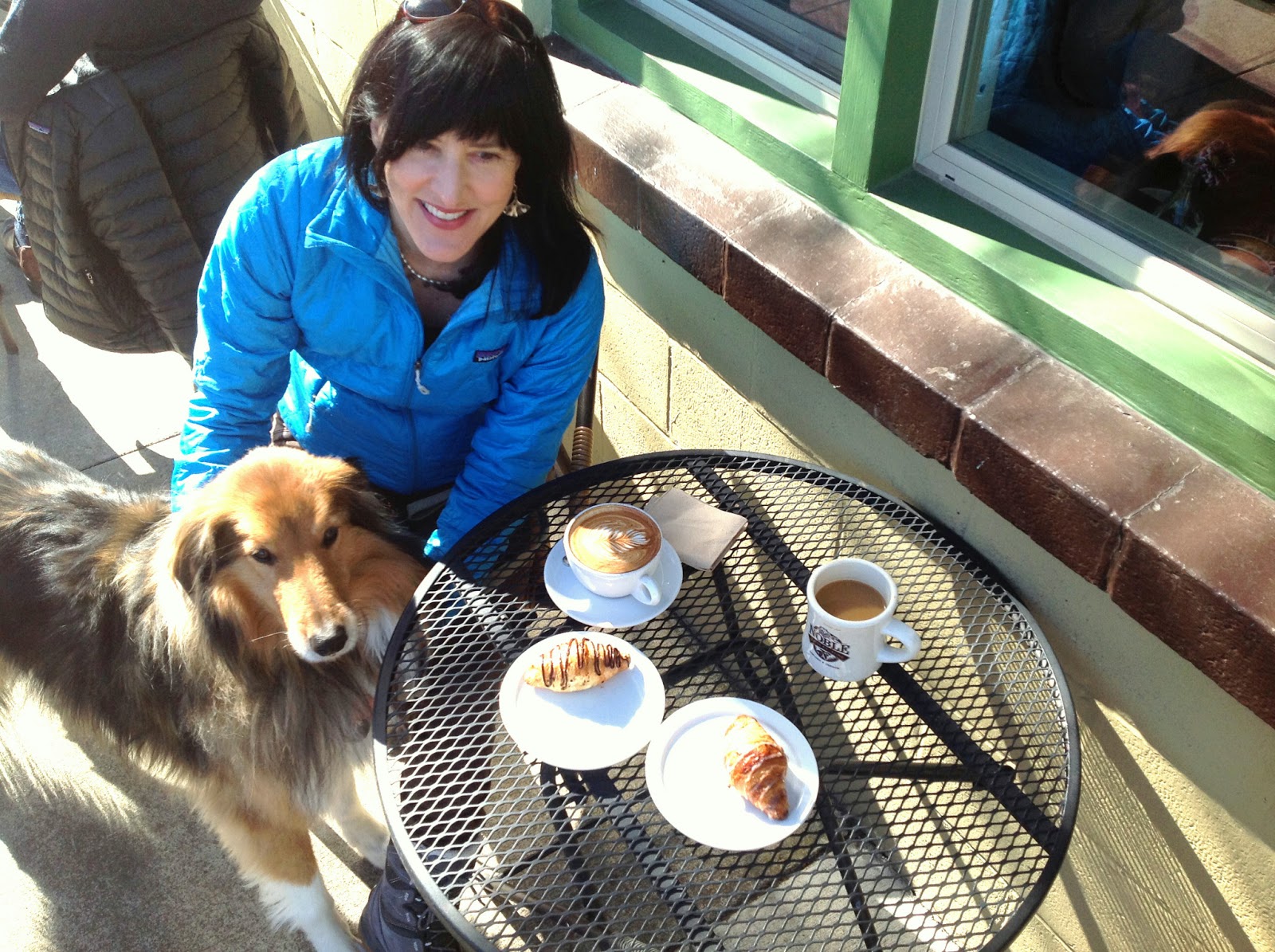 coffee with a canine: Virginia Morell & Buckaroo