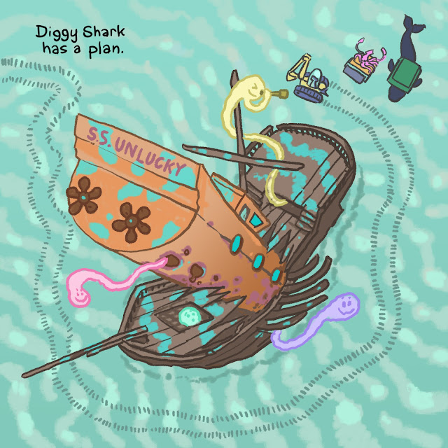 SPACE STATION NATHAN: Diggy Shark 7