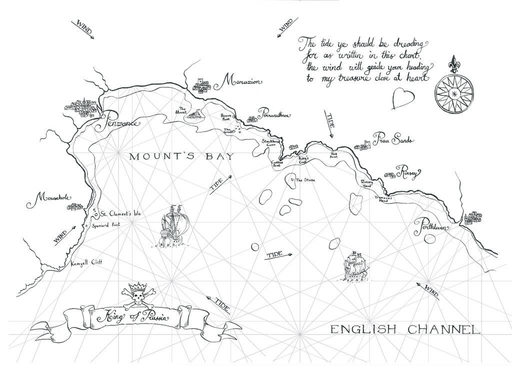 10 Digits: Creating a pirate treasure map...