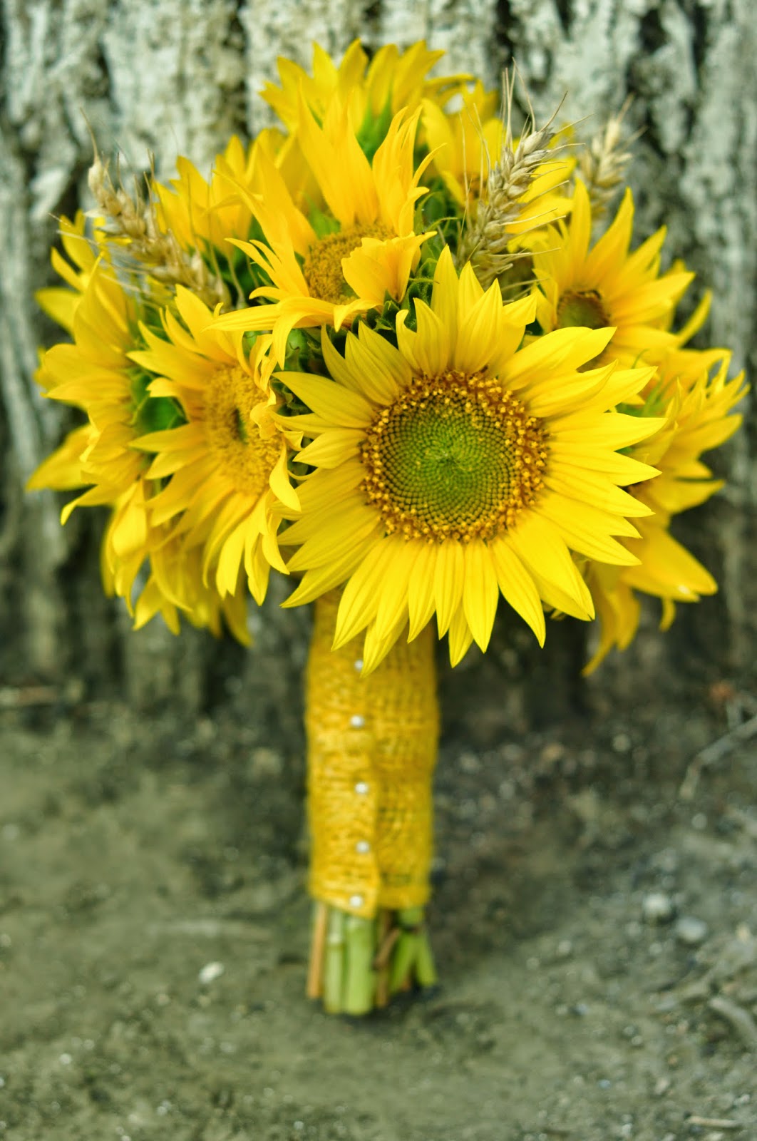 Maya Flowers: Buchetul miresei din floarea soarelui