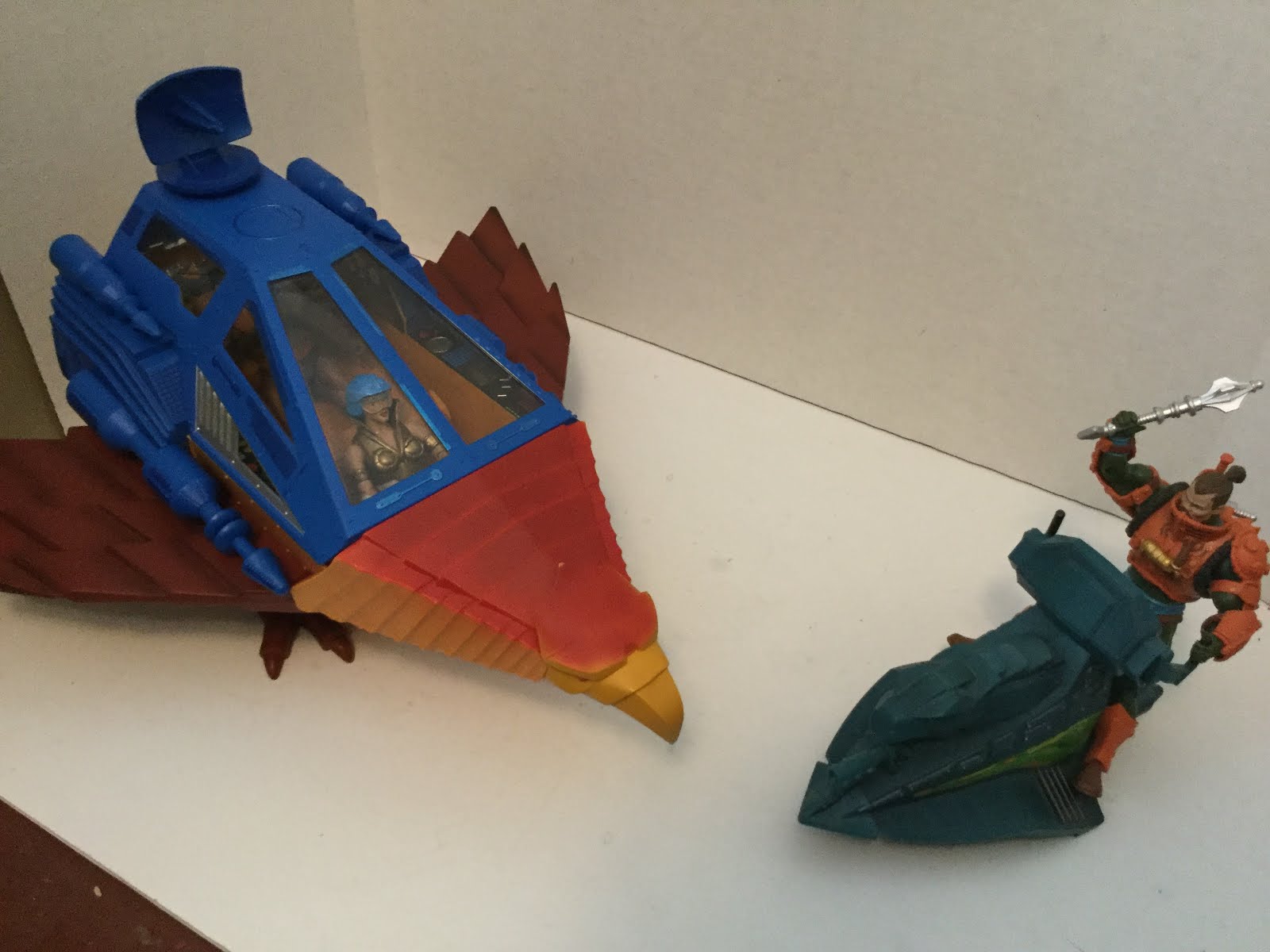 Grim's Blog: Mattel MOTUC Point Dread with Talon Fighter and Teela