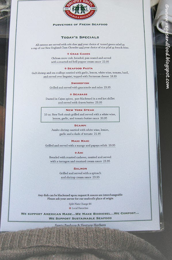 Brophy Bros - Santa Barbara - Vegas and Food